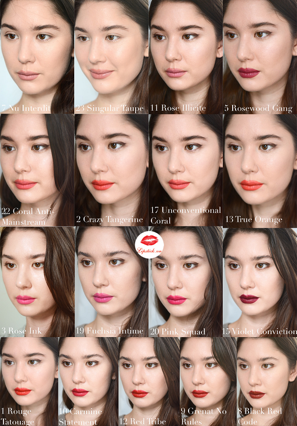 [Review] Son Kem Lì YSL 01 Rouge Tatouage Màu Đỏ Tươi